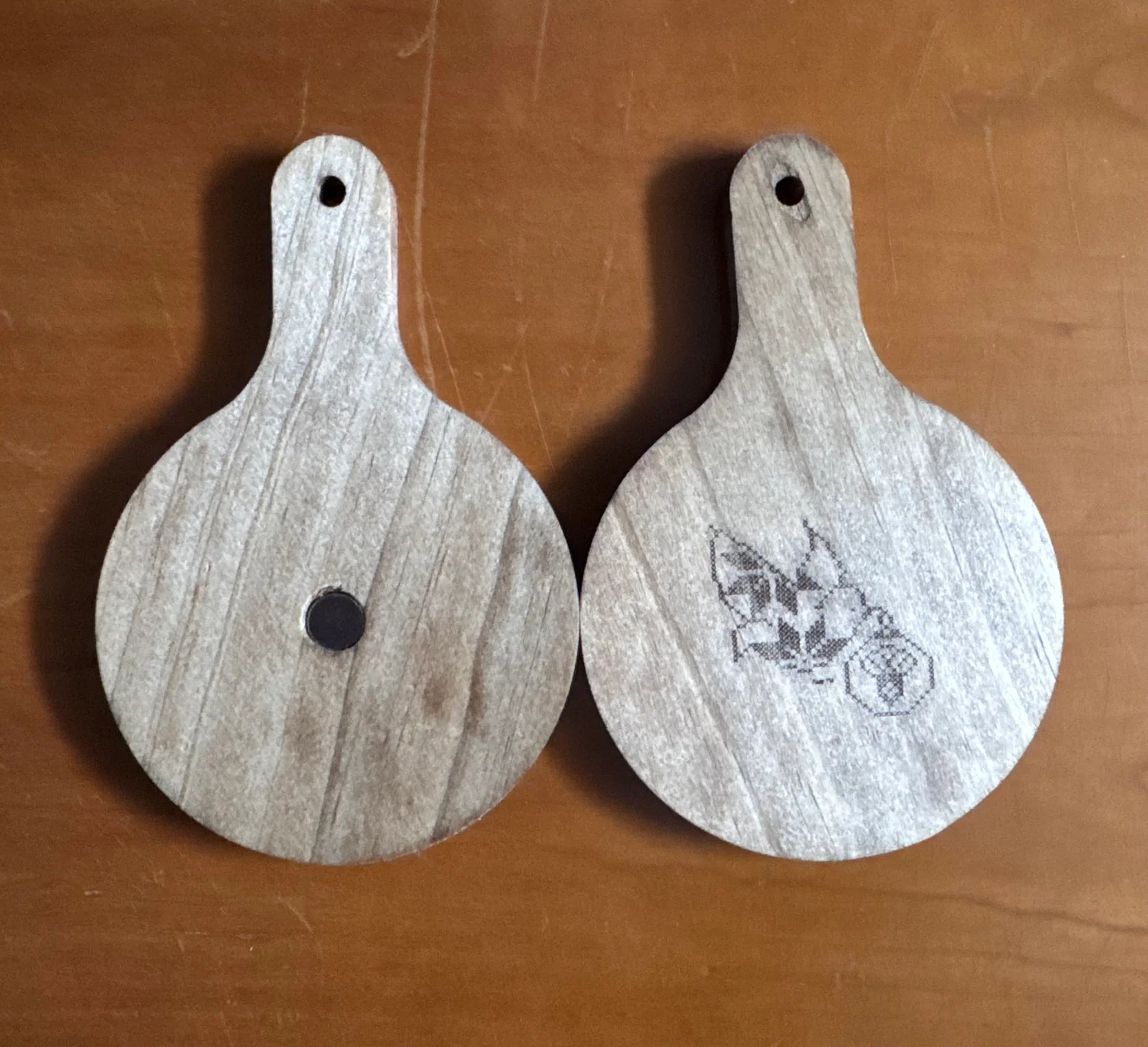 Wooden Paddles with magnet – Sunflower Stitchery