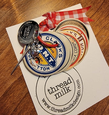 Thread Milk - Spool Label – Sunflower Stitchery